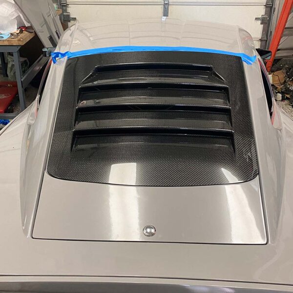 FFR 818-C Carbon Fiber Vented Engine Cover – Rapid Eye Motorsports